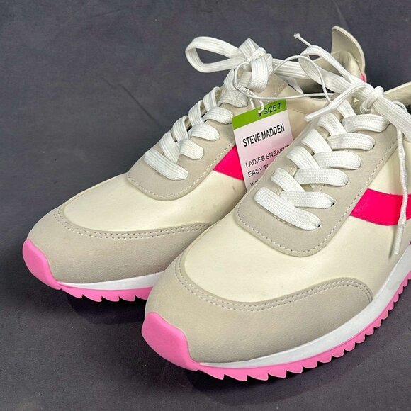 STEVE MADDEN WHITE DENNEY SNEAKER | Shoes | Steve Madden White Denny Ladies Sneaker Nib | Poshmark